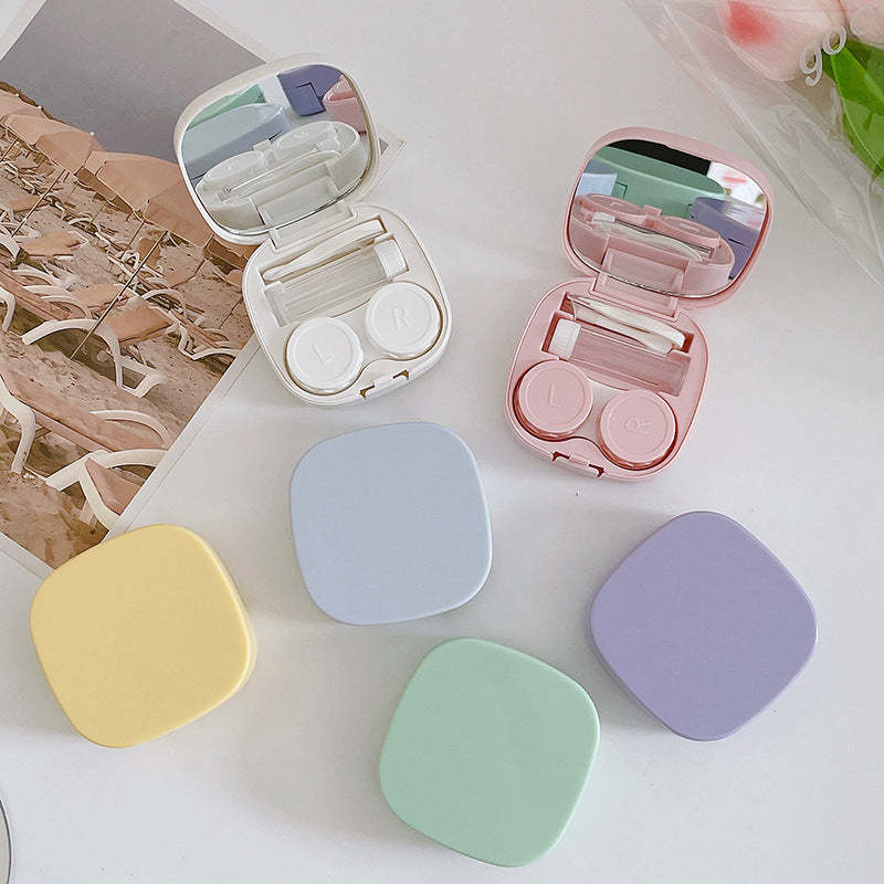 Candy Color Contact Lens Case Travel Kit - Lightweight & Portable