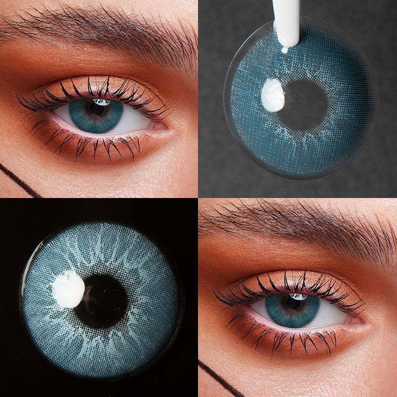 Steel Velvet Contacts - Get the Subtle Light Blue Look with Unibling
