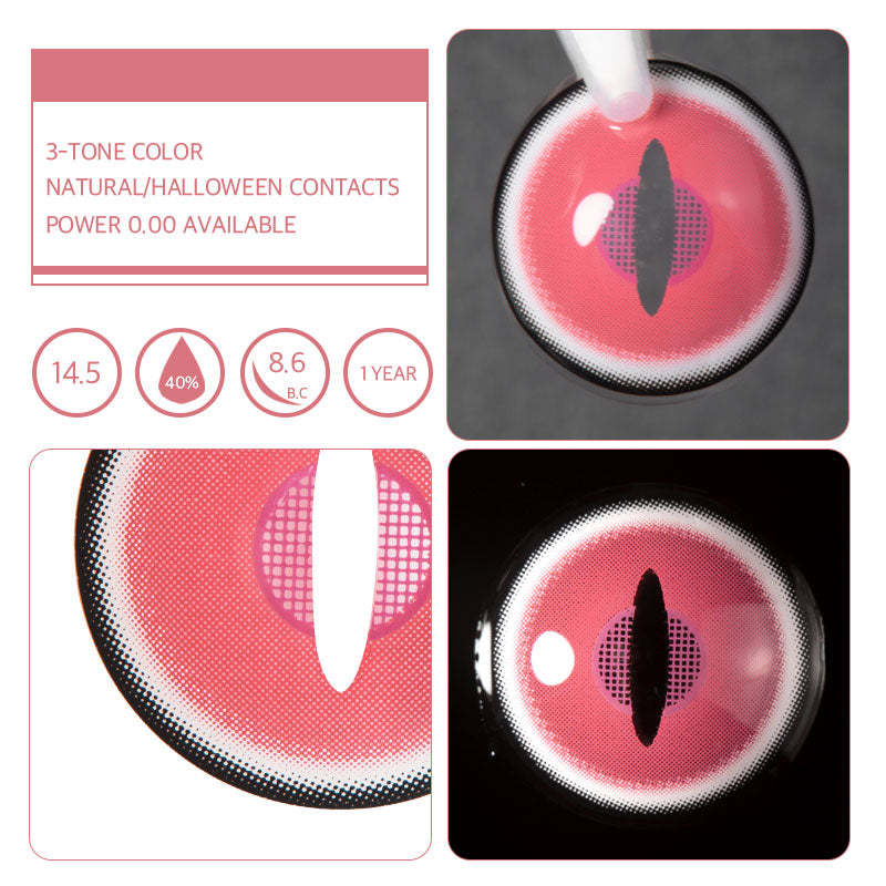 Nezuko Demon Colored Contacts - Transform with Style | Unibling