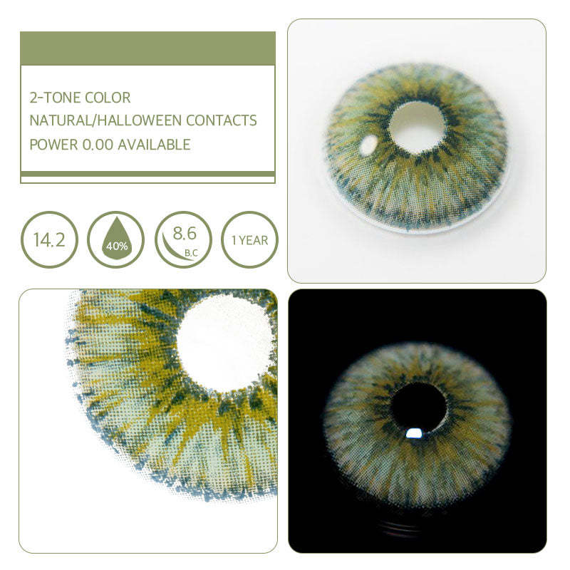 Green Colored Contacts - Infuse Nature's Essence