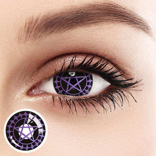 Purple Colored Contacts by Unibling - Transform Into Characters