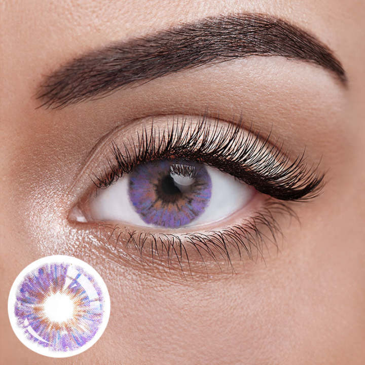 Unibling Monet Purple Colored Contacts (Yearly)