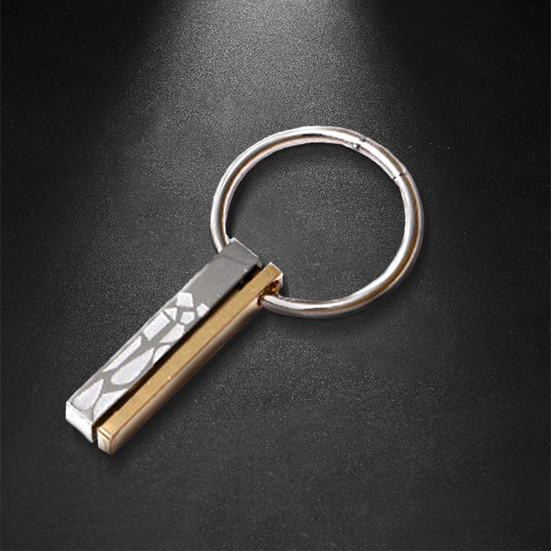 Thick And Thin Keychain