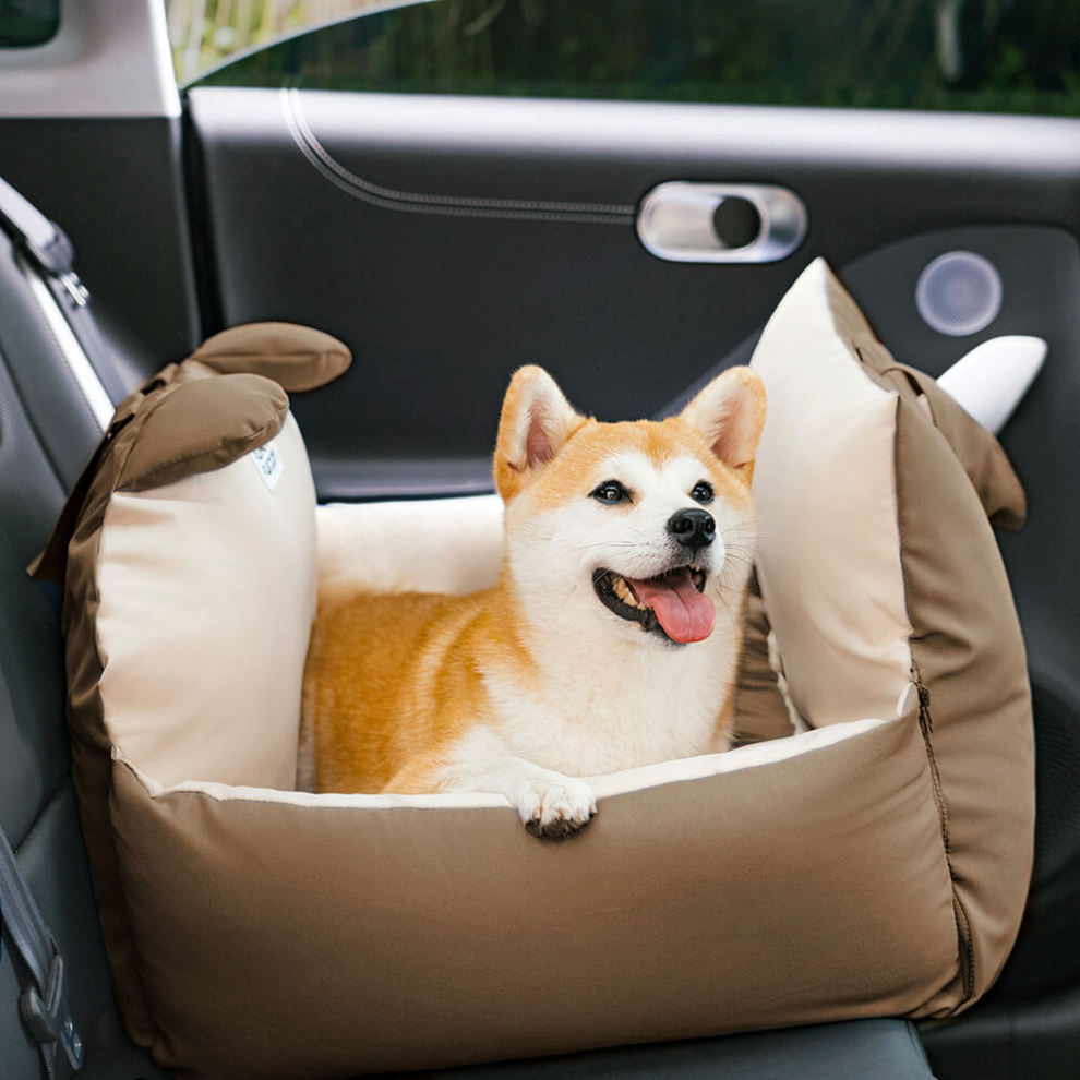 Bear Ears Pet Car Safety Bed Multifunctional Dog Car Seat Bed – FunnyFuzzy
