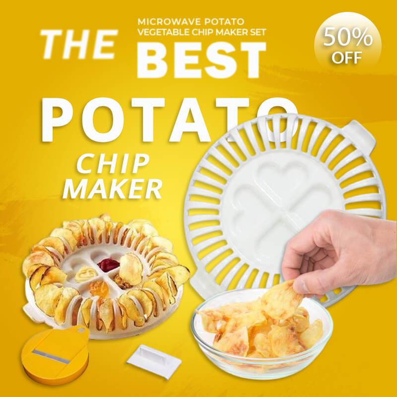 Microwave Potato Vegetable Chip Maker Set Potato Chip Maker