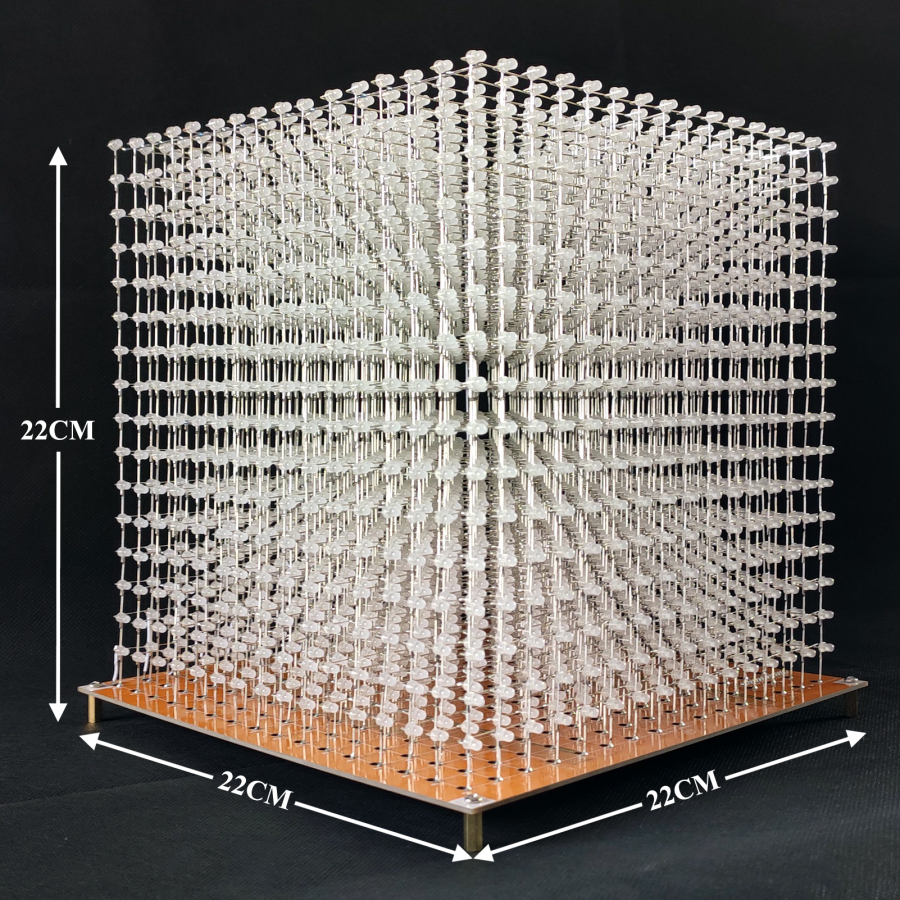 iCubeSmart 3D16MINI Led Cube Kit DIY Soldering Project 16x16x16 Led ...