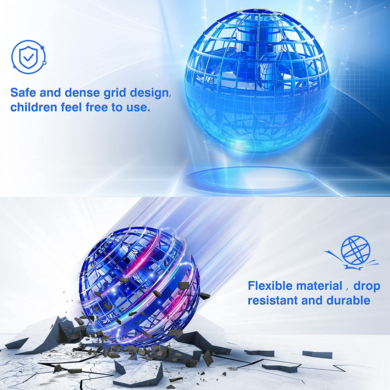 Flying Orb Ball Hand Controlled Boomerang Hover Ball