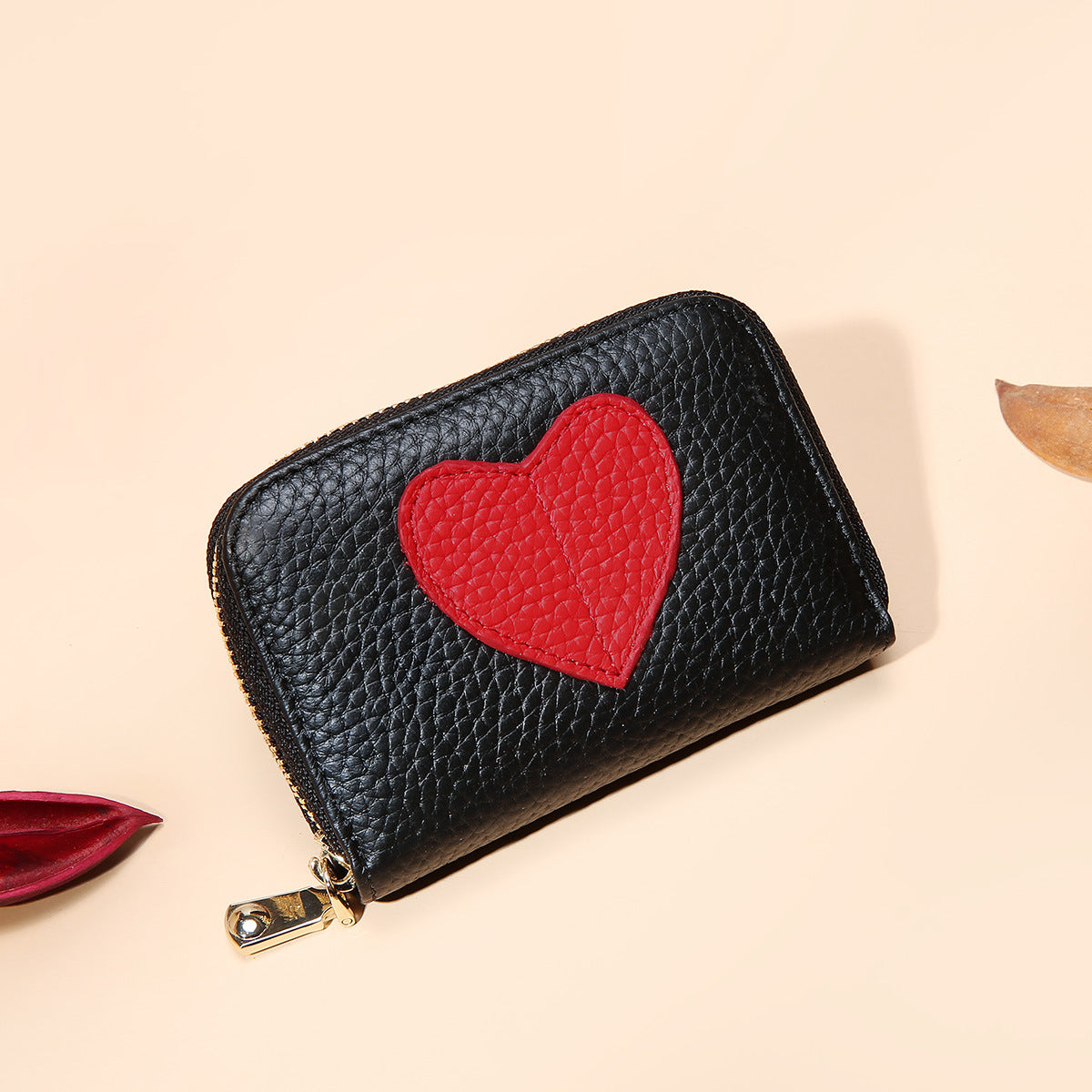 Factory direct sales of new heart-shaped wallet leather short ten ...