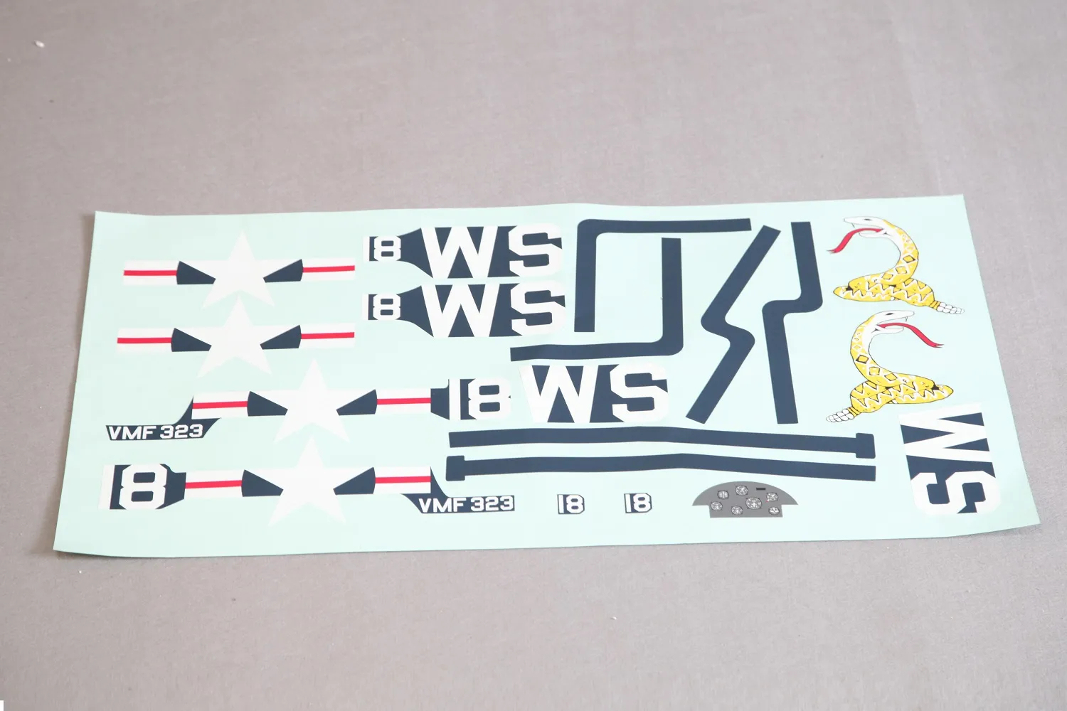 Decal Sheet: F4U-4 Corsair-HOBBY ZONE