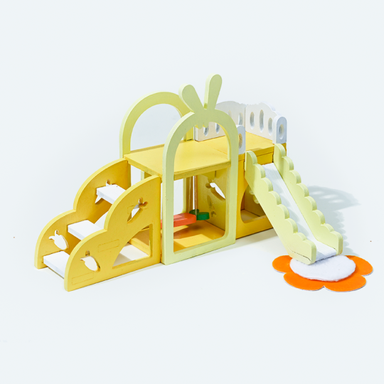 IIECREATE Bunny's Happy Land DIY Miniature House Kit F3202