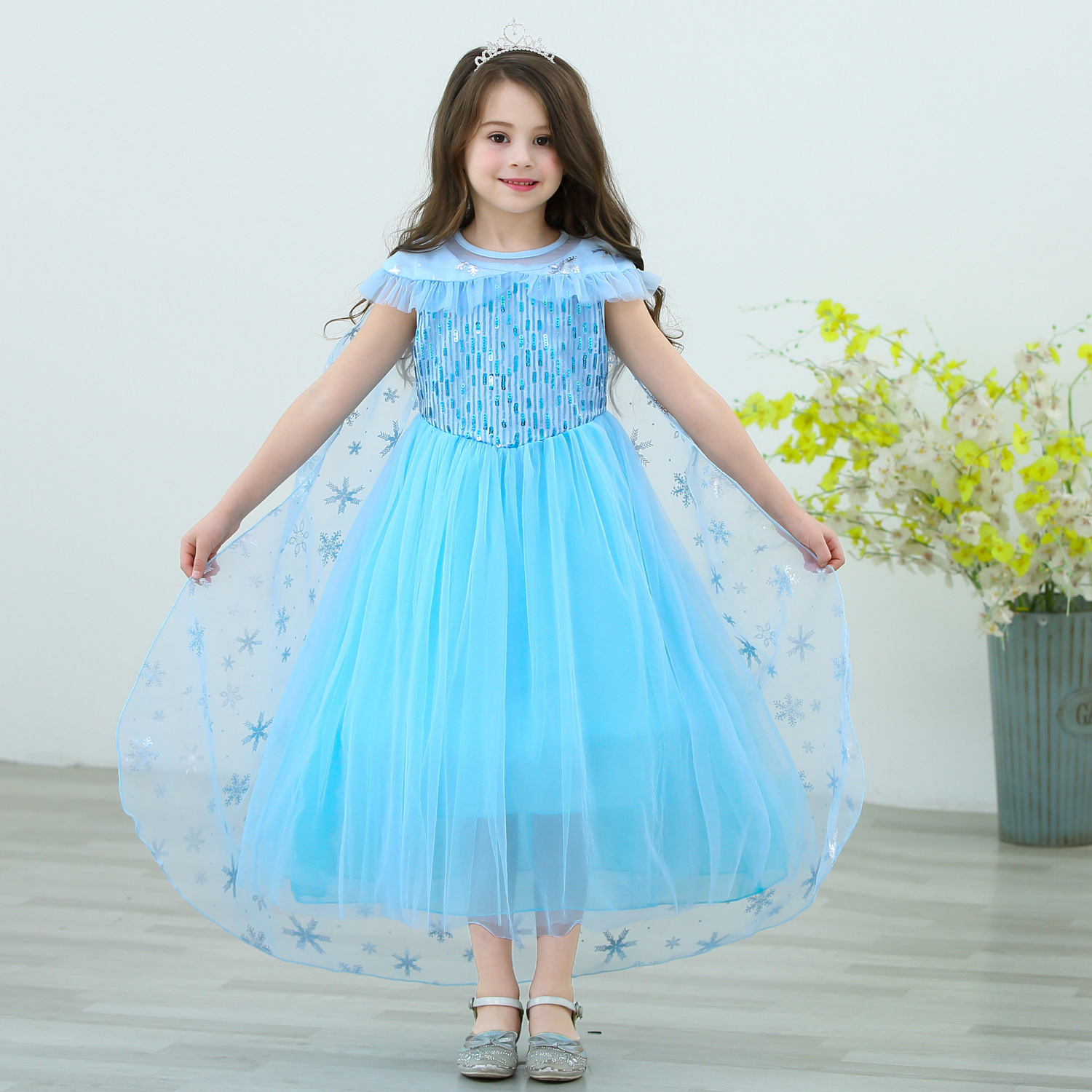 Frozen Elsa Princess Sequin Tutu Prom Dress KW238104