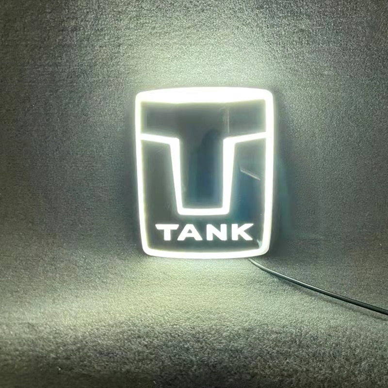 Great Wall WEY TANK 300 Tank 300 Car Logo Sticker With Light Medium ...