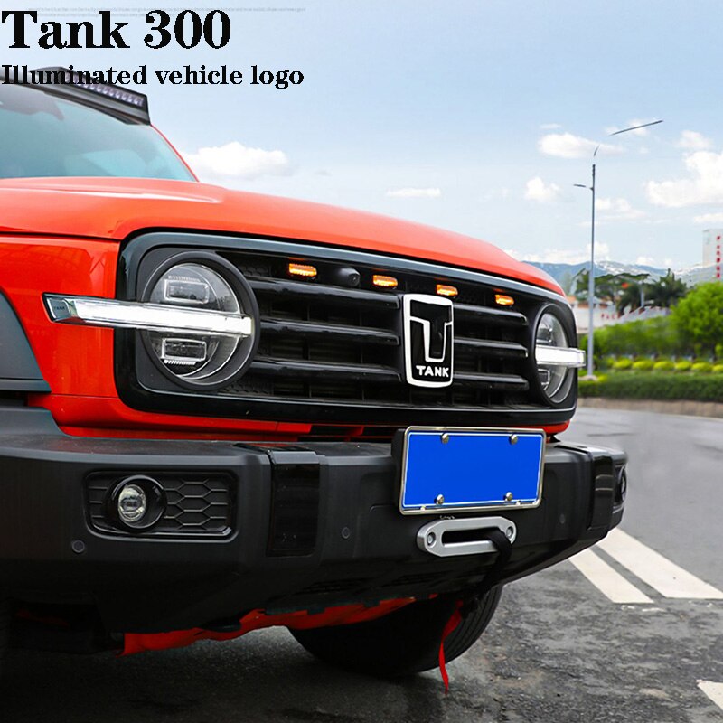 Great Wall WEY TANK 300 Tank 300 Car Logo Sticker With Light Medium ...