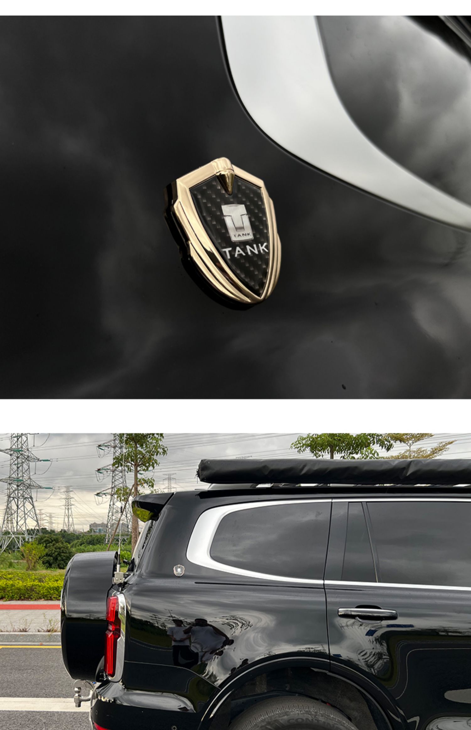 Для GWM Tank 500 Great Wall Accessories 2022 2023 Car Logo Car Body ...