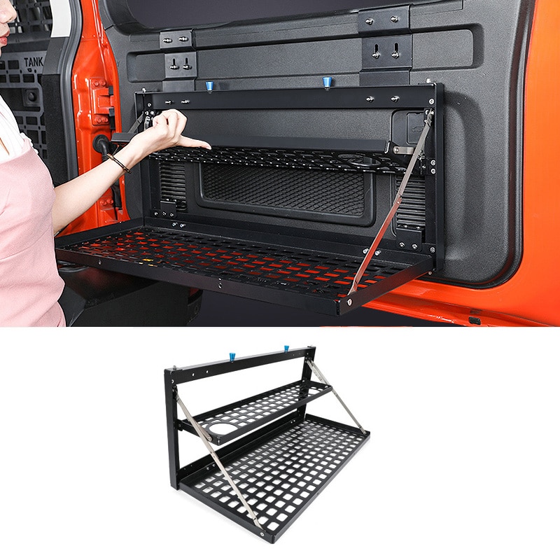 WEY TANK 300 Tailgate Storage Rack Foldable Interior Trim Trunk Storage ...