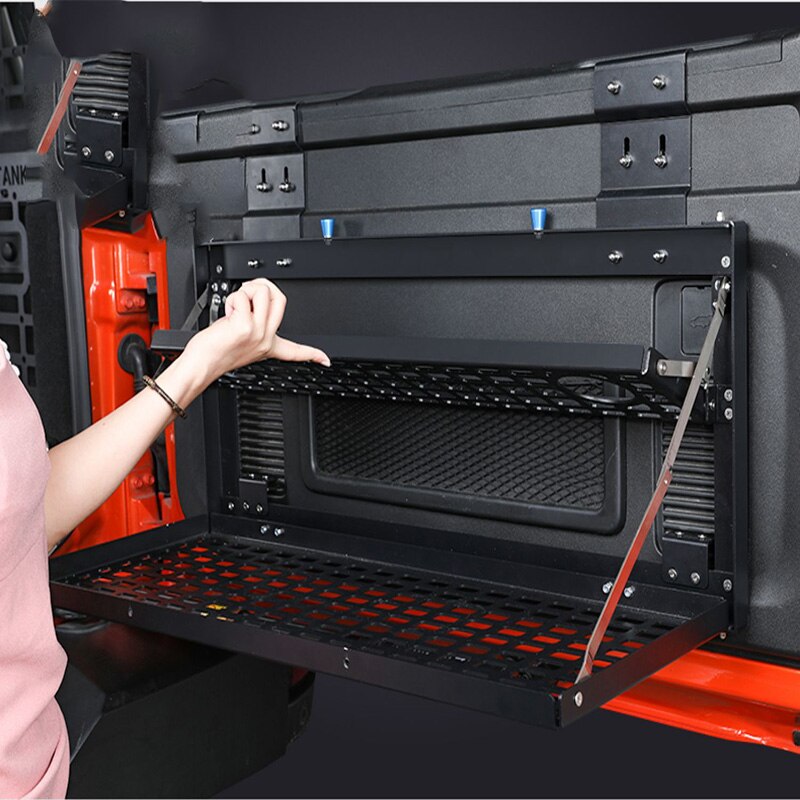 WEY TANK 300 Tailgate Storage Rack Foldable Interior Trim Trunk Storage ...